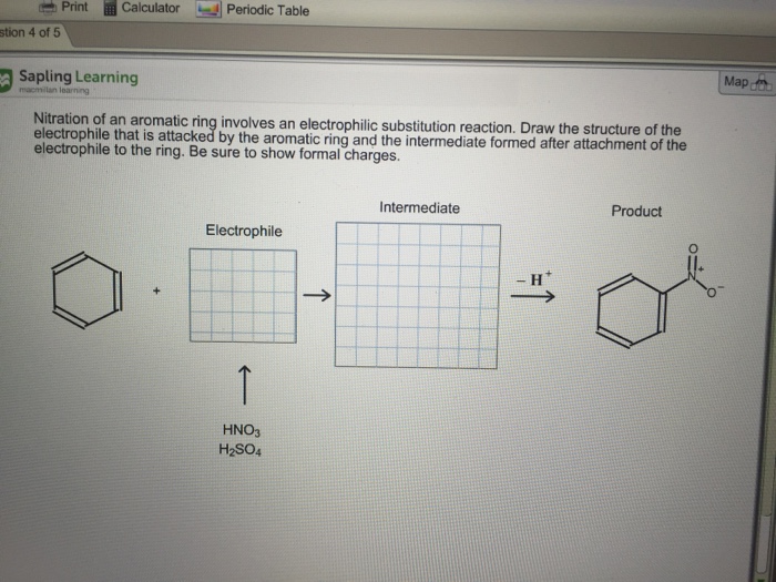 Solved Nitration of an aromatic ring involves an | Chegg.com