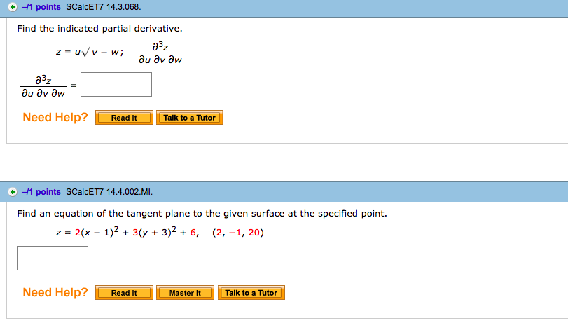 Solved Find the indicated partial derivative. z = u | Chegg.com