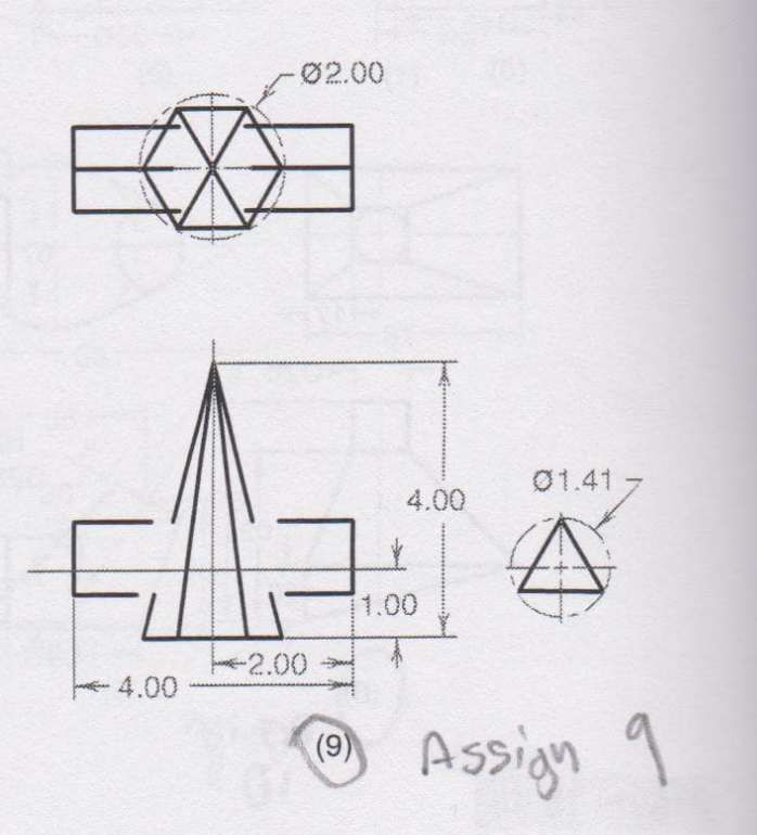 Solved draw the views given . complete the line of | Chegg.com