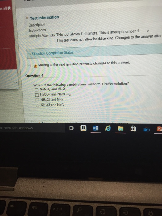 Solved Which of the following combinations will form a | Chegg.com