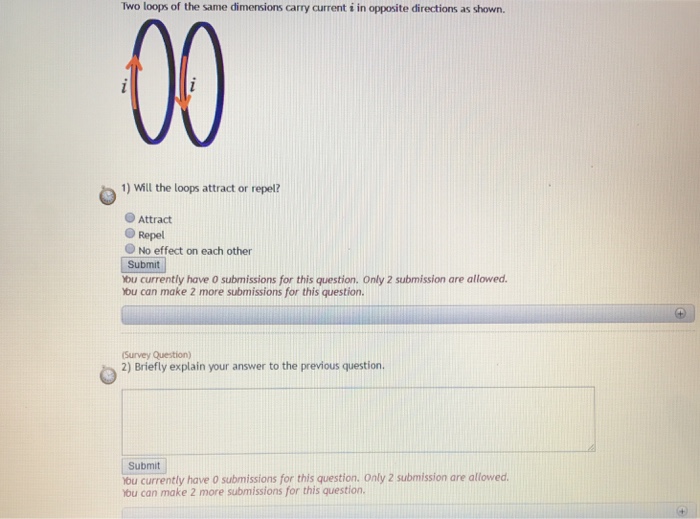 Solved Two loops of the same dimensions carry current i in | Chegg.com