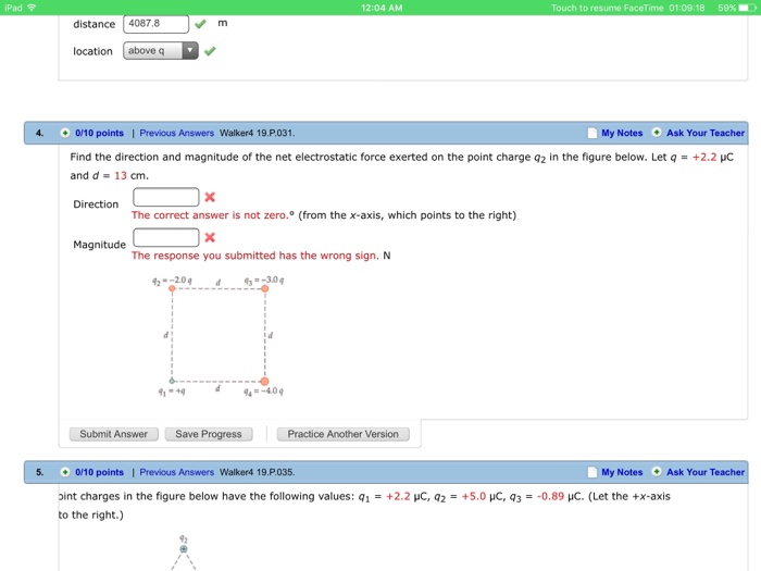 Solved: Find The Direction And Magnitude Of The Net Electr... | Chegg.com