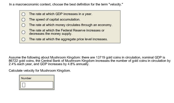 Solved In a macroeconomic context, choose the best | Chegg.com
