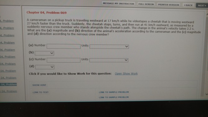 Solved MESSAGE MY INSTRUCTOR FULL SCREEN PRINTER VERSION | Chegg.com