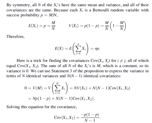 Solved I am wondering why Cov(X1, X2) in the following | Chegg.com