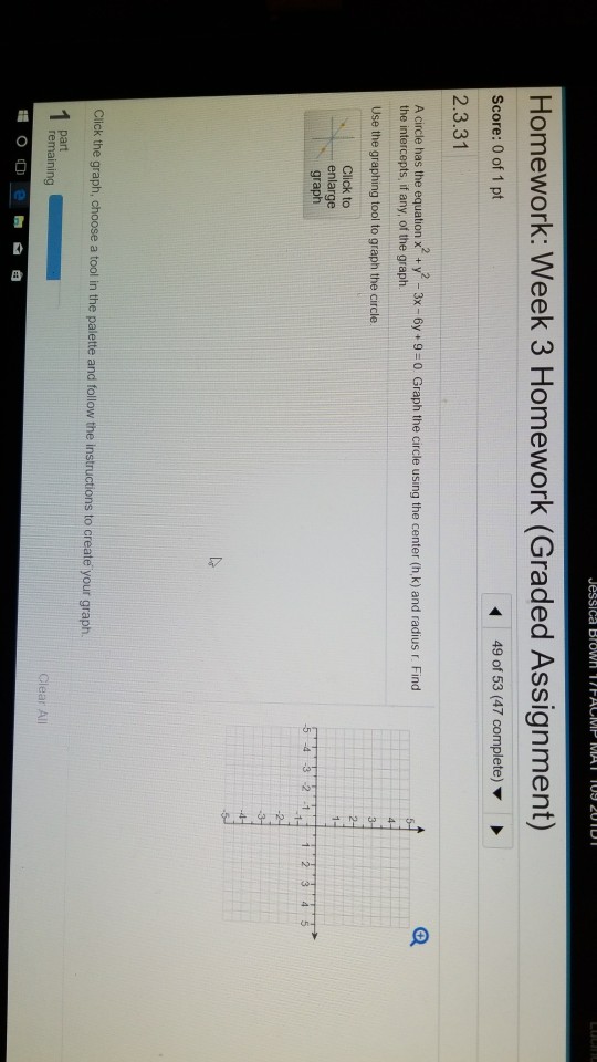 Solved Homework: Week 3 Homework (Graded Assignment) Score: | Chegg.com