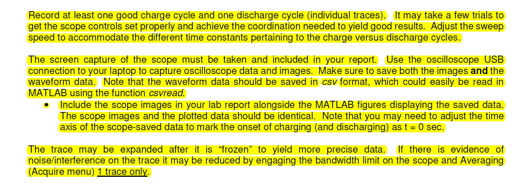 Solved Laboratory 3 - Single Time Constant (STC) Electrical | Chegg.com