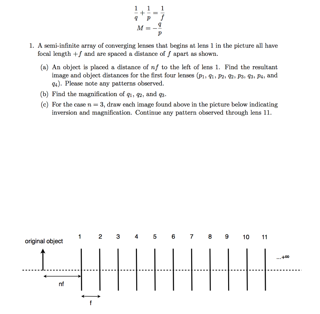 Solved Help me drawing the ray digram for part(c), Only Part | Chegg.com