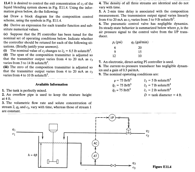 Solved It is desired to control the exit concentration of c3 | Chegg.com