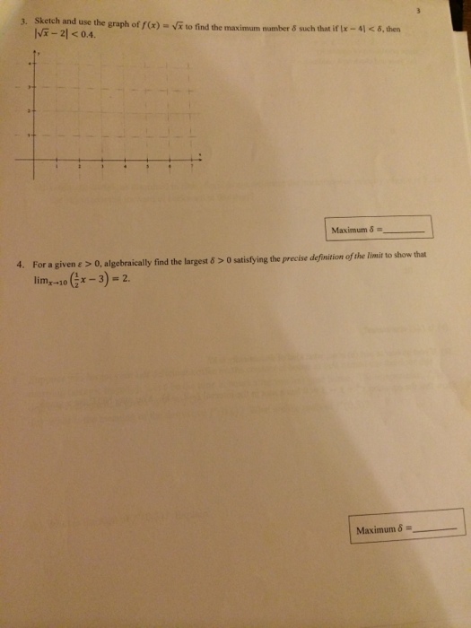 3. Sketch and use the graph of f(x)= Square root x to | Chegg.com