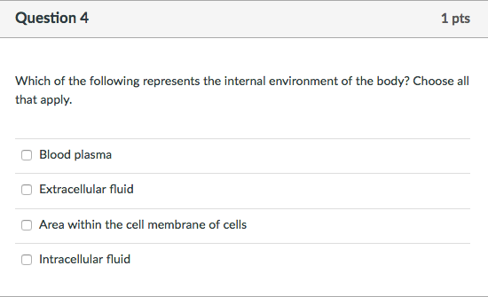 Solved Which of the following represents the internal | Chegg.com