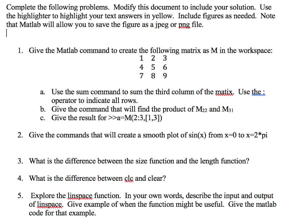 Solved Complete the following problems. Modify this | Chegg.com