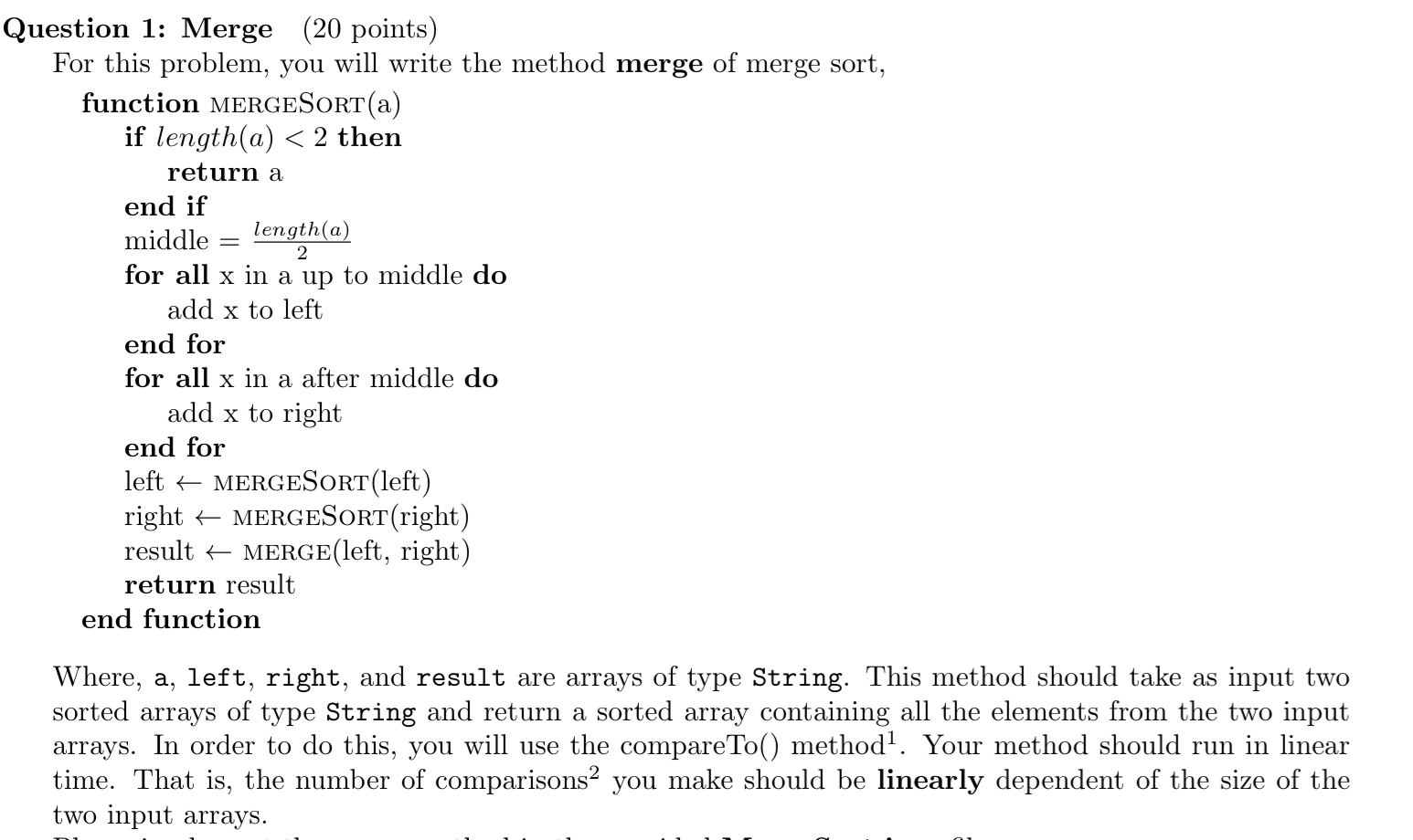 Solved I Have to answer this question on this prewritten | Chegg.com