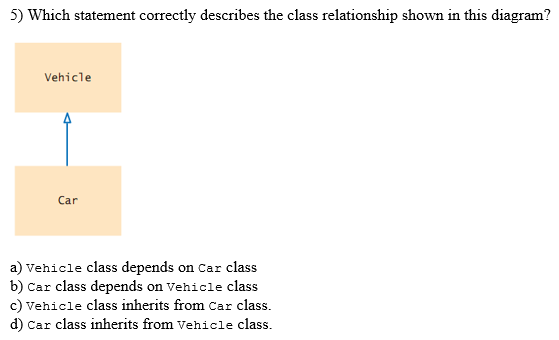 Solved 1) A class (classone) is considered to have a | Chegg.com