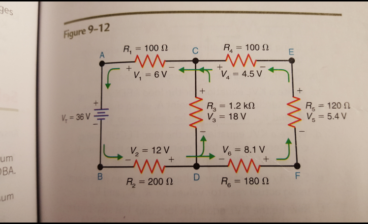 Solved 9-6 In figure 9-12. a.) Write a KVL equation for the | Chegg.com