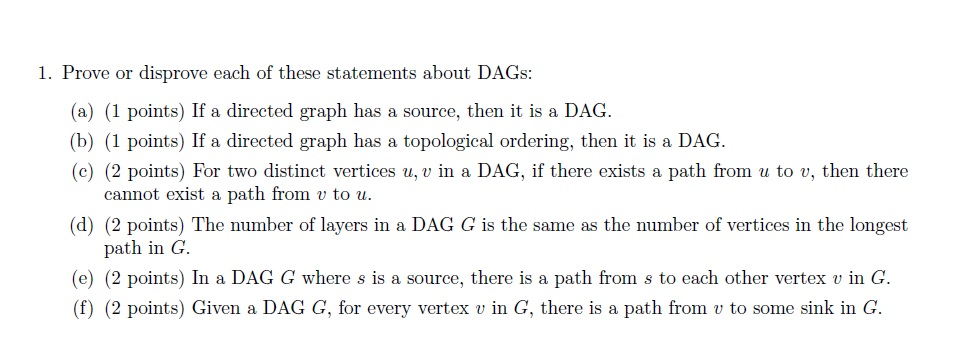 Solved Prove or disprove each of these statements about | Chegg.com