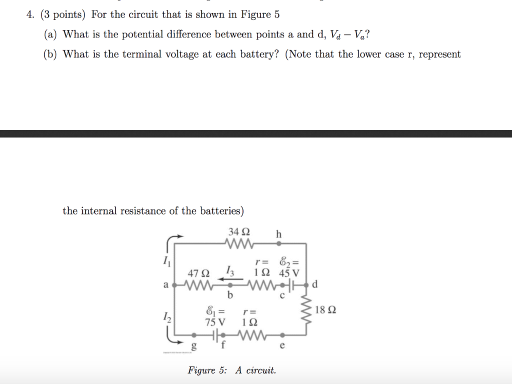 Solved 4. (3 points) For the circuit that is shown in Figure | Chegg.com