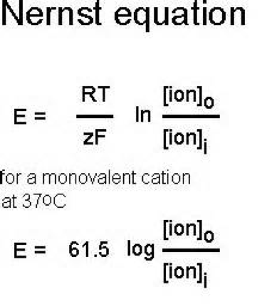 Solved Nernst Equation, substituted (20ºC) R: gas | Chegg.com