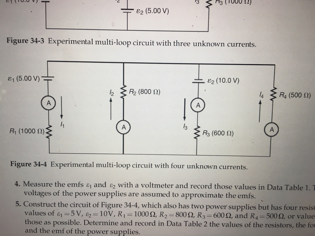 Solved Measure the emfs epsilon_1 and epsilon_2 with a | Chegg.com