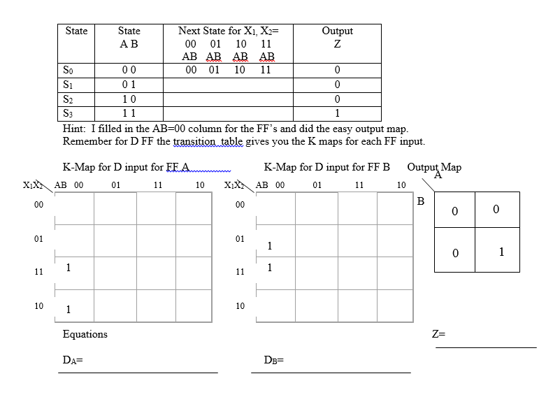 Solved Given the State Graph, Work the rest of the problem | Chegg.com
