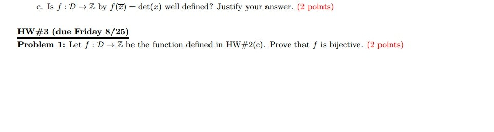 Solved Prove f is bijective by showing it is injective and | Chegg.com