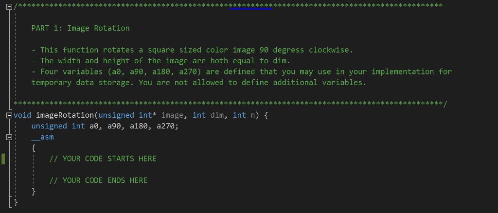 曰/ … PART 1: Image Rotation This function rotates a | Chegg.com