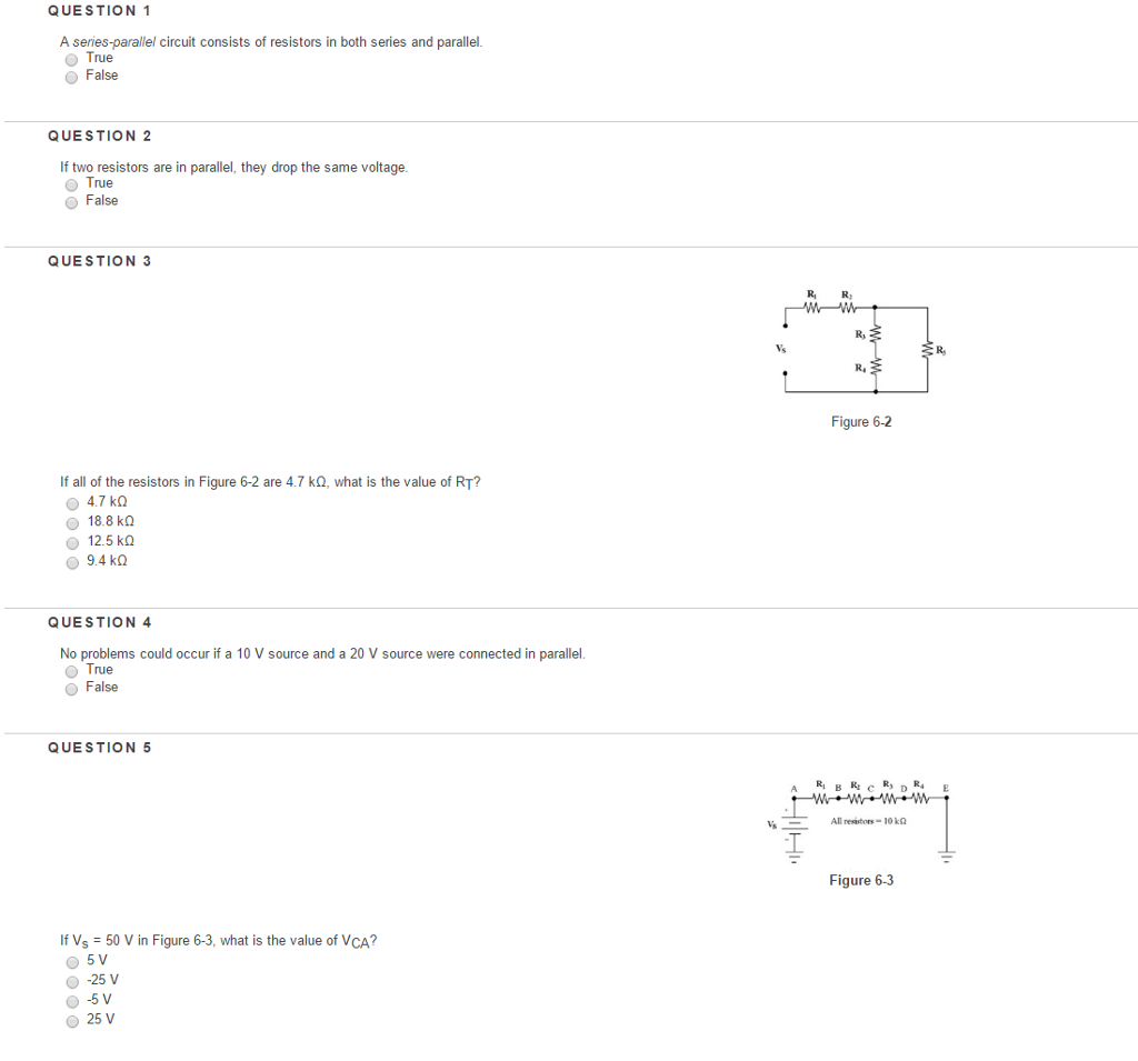 Solved A series-parallel circuit consists of resistors in | Chegg.com