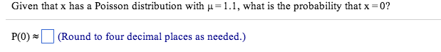 Solved Poisson Distribution | Chegg.com