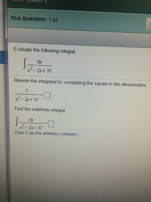 Solved Evaluate the following integral integral dx/x^2 - 2x | Chegg.com