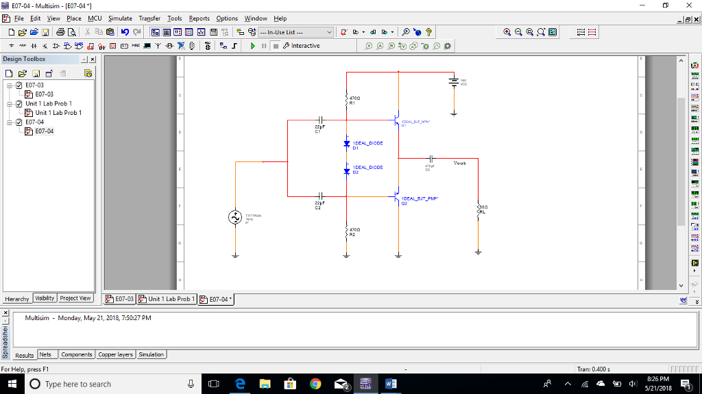 Solved ? -S Unit 1 Lab Assignment ECPI: Electronic Devices × | Chegg.com