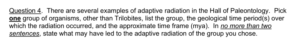 Solved Question 4. There are several examples of adaptive | Chegg.com