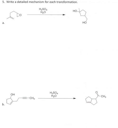 Solved WRITE THE MECHANISMS?5. Write a detailed mechanism | Chegg.com