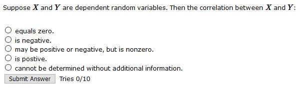 Solved Suppose X and Y are dependent random variables. Then | Chegg.com