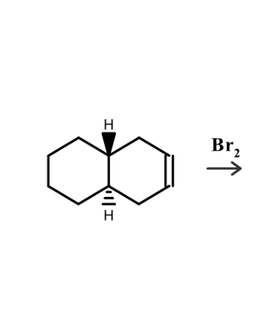 Solved Anti-addition of bromine to the chiral bicyclic | Chegg.com