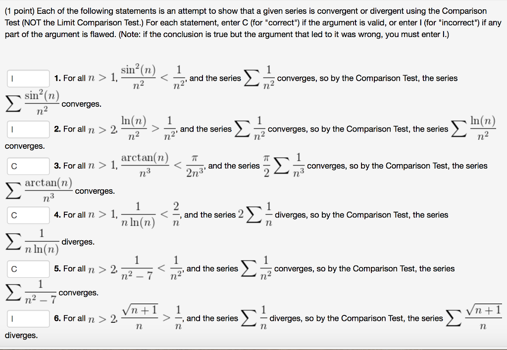 Solved Each of the following statements is an attempt to | Chegg.com