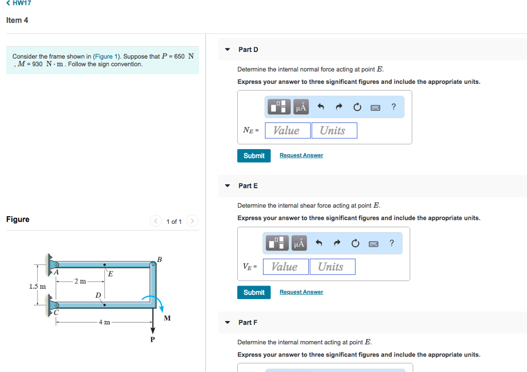 Solved Item 4 Part A Consider the frame shown in (Figure 1). | Chegg.com