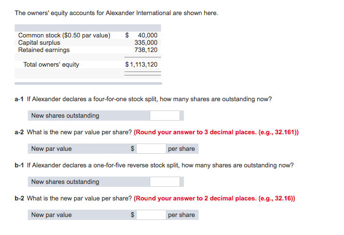 Solved The owners' equity accounts for Alexander | Chegg.com
