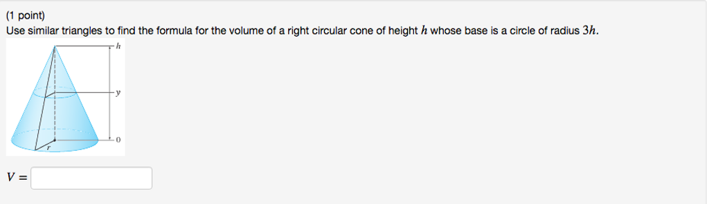 Solved Use similar triangles to find the formula for the | Chegg.com
