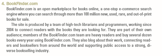 Solved 4. BookFinder.com BookFinder.com is an open | Chegg.com