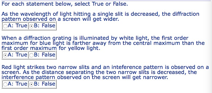 Solved For each statement below, select True or False As the | Chegg.com