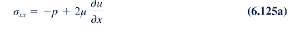 sigma_xx = -p + 2 mu partial differential u/partial | Chegg.com
