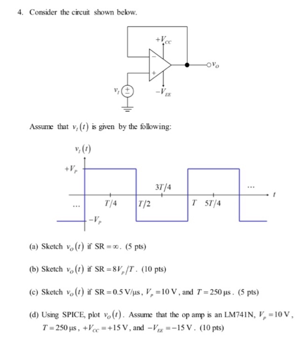 Solved Consider the circuit shown below. Assume that v_t | Chegg.com