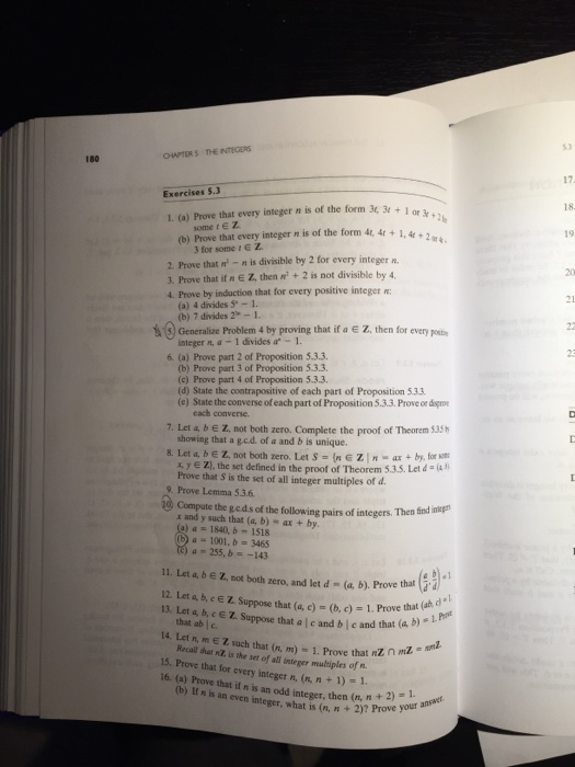 Solved (a) Prove that every integer n is of the form 3t, 3t | Chegg.com
