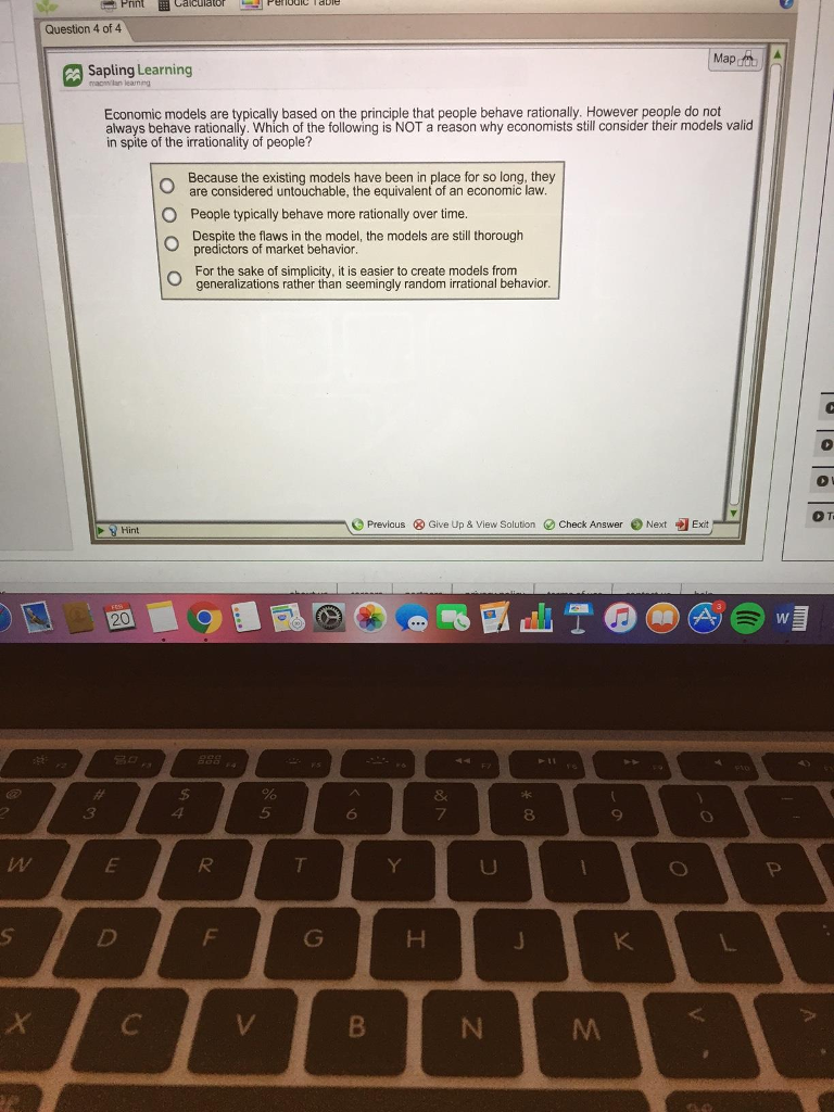 Solved: Print Calculator Question 4 Of 4 Map A Sapling Lea... | Chegg.com