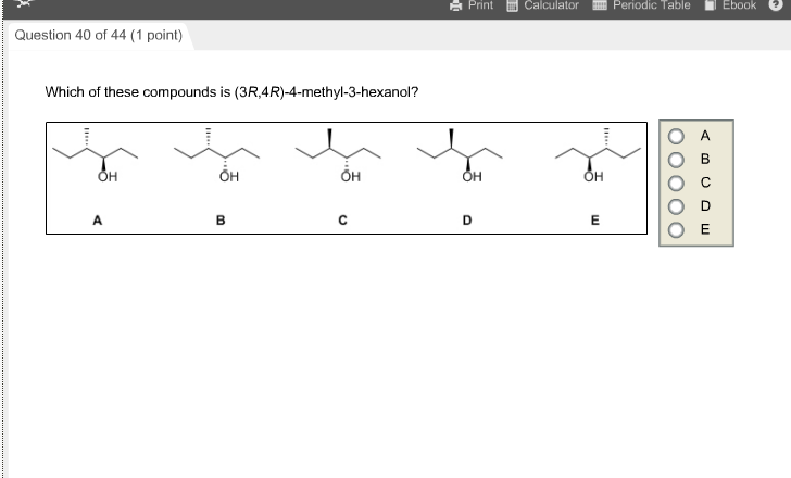 Solved Which of these compounds is (3R, | Chegg.com
