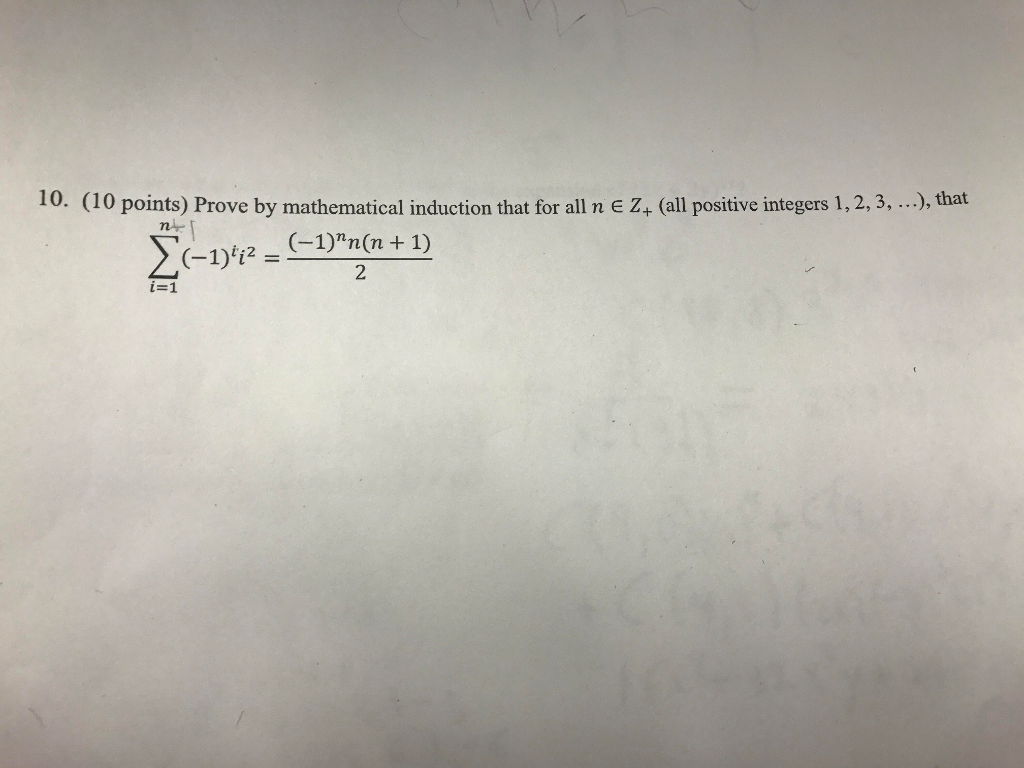 Solved Prove by mathematical induction that for all n | Chegg.com Solved Prove by mathematical induction that for all n | Chegg.com
