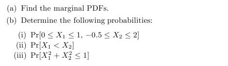 Solved Two continuous random variables 5.7 The oint PDF | Chegg.com