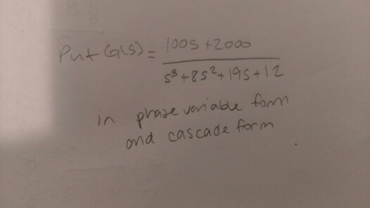 Solved ond cascade form | Chegg.com