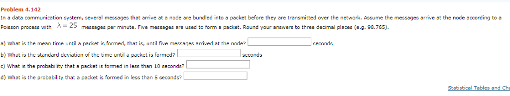 Solved Problem 4.142 In a data communication system, several | Chegg.com