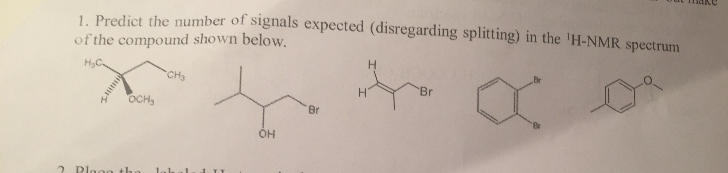 Solved Predict the number of signals expected of the | Chegg.com